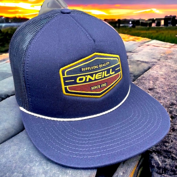 O'Neill | Accessories | Oneill Navy Foam Mesh Osfa Snapback Browne Wakesurf Trucker Cap Hat New ...